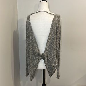 Tops | Open Back Knit Long Sleeve | Poshmark